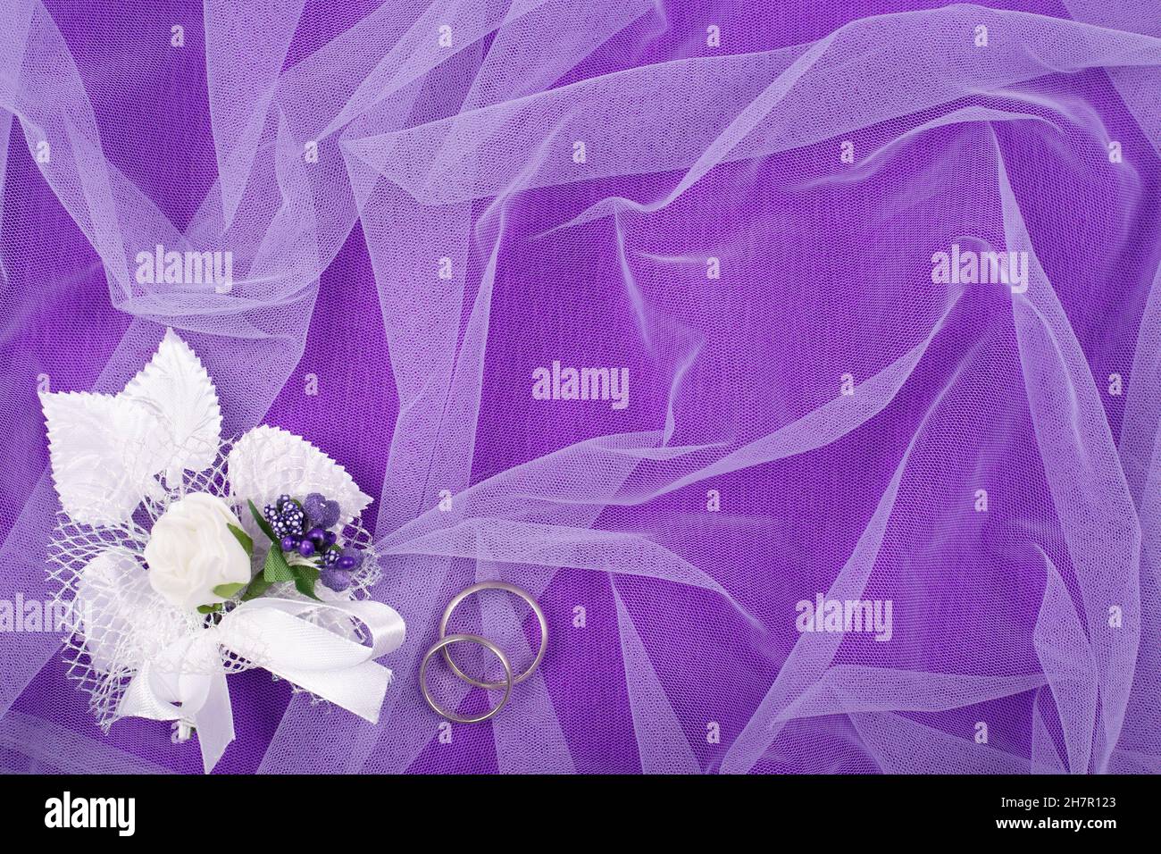 Wedding background with traditional accessories Stock Photo - Alamy