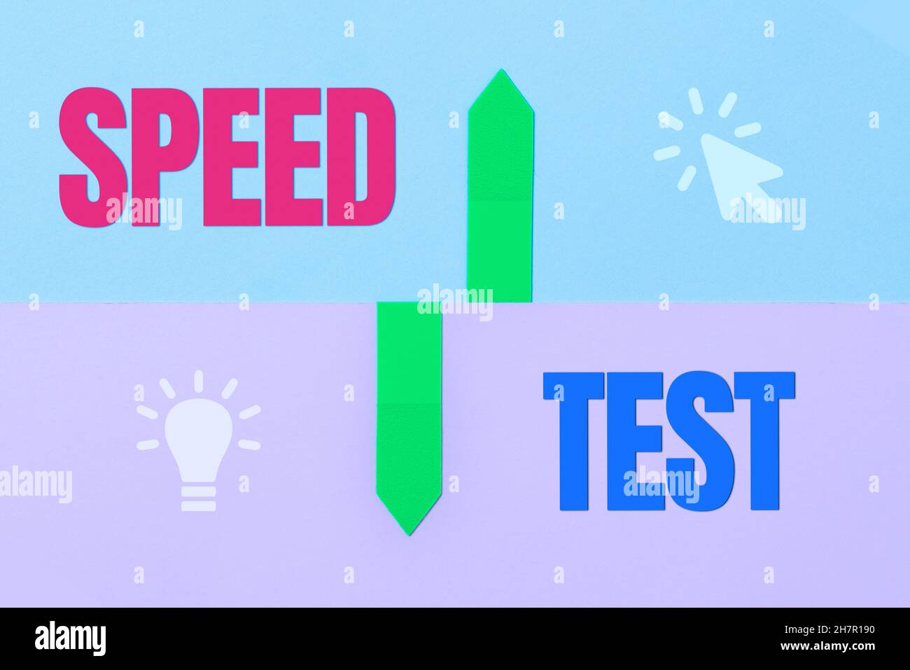 Handwriting text Speed Test. Internet Concept psychological test for ...