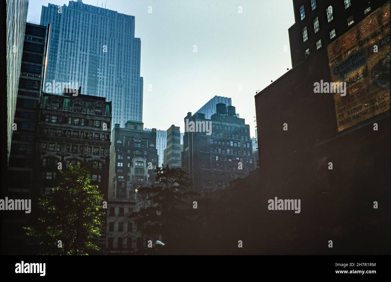 NEW YORK, UNITED STATES MAY 1970: New York Street view in 70's Stock ...