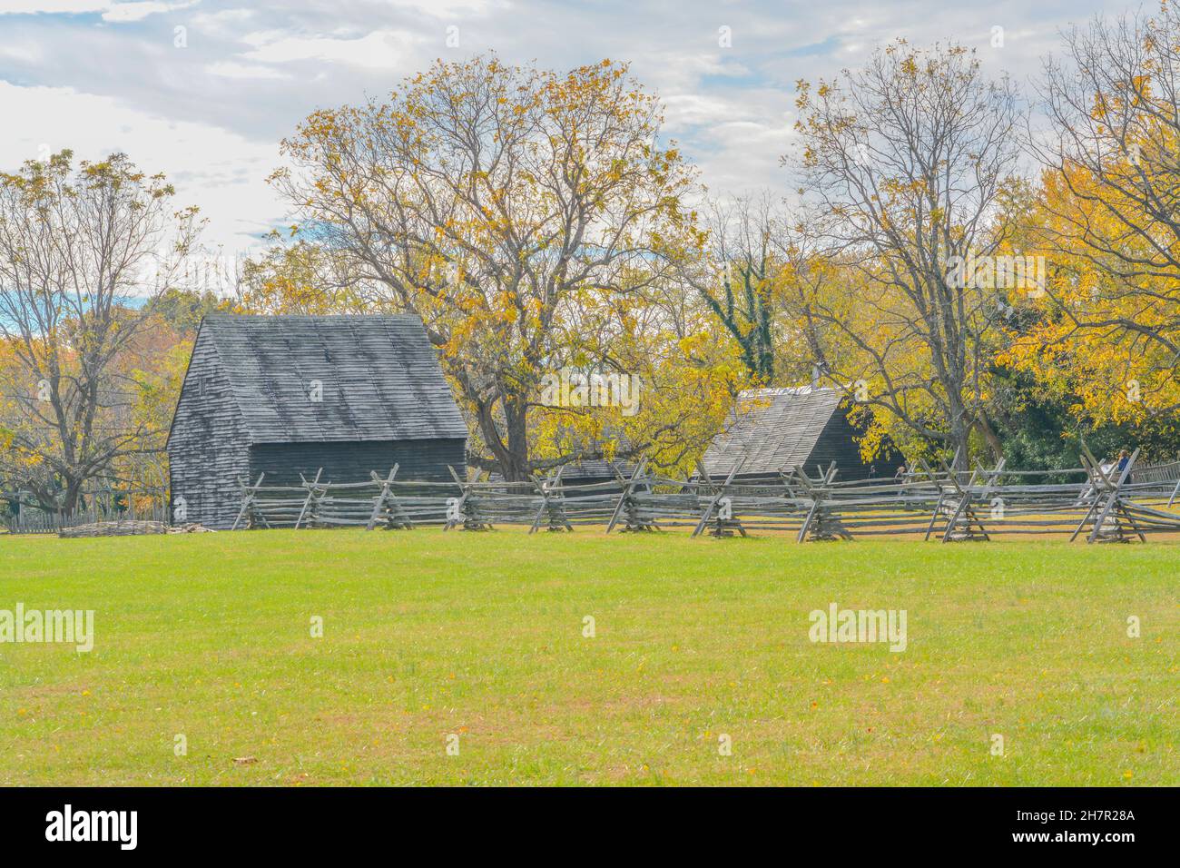 A reconstruction of a farm from Colonial Maryland. Historic Marylands ...
