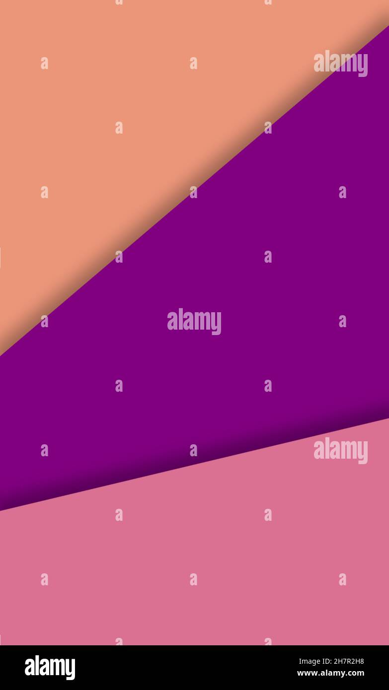 Colors of the year illustration. Fashion, calming coral, velvet violet ...