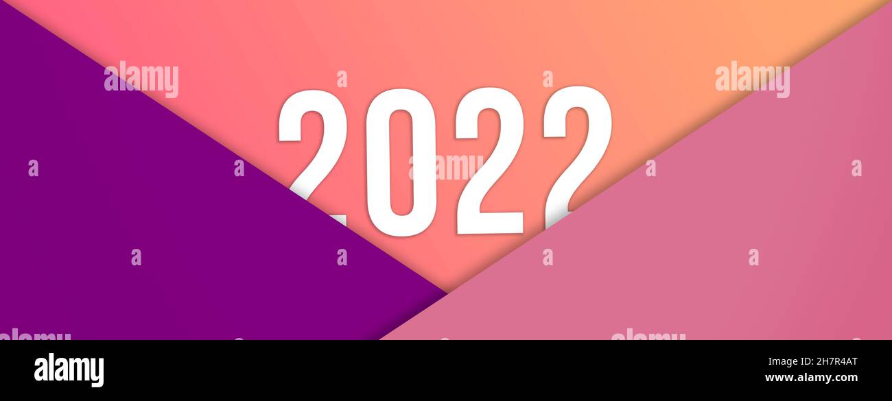 Color trends 2022. Colors of the year, banner design, illustration ...