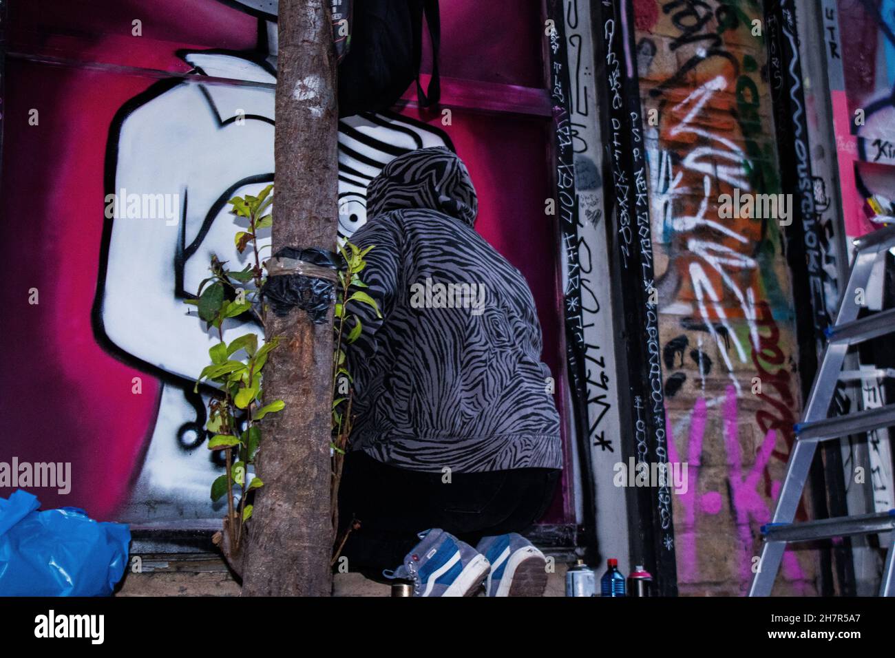 Athens, Greece - November 22, 2021 Alexia TSIMIKA nickname DIZI, Greek ...