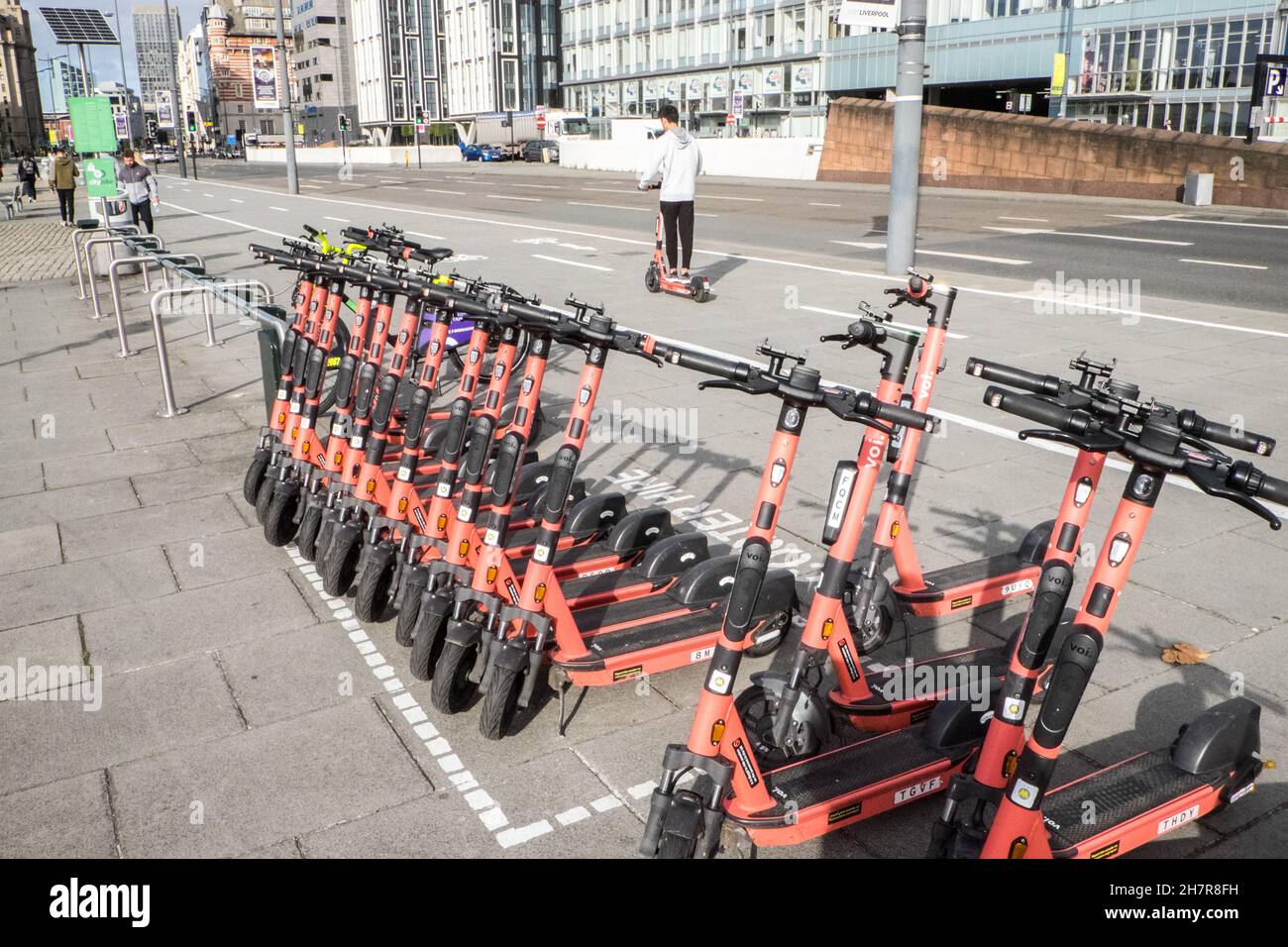 E-scooters,scooter,Electric scooters,pink,red,scooters,owned,by,Voie ...