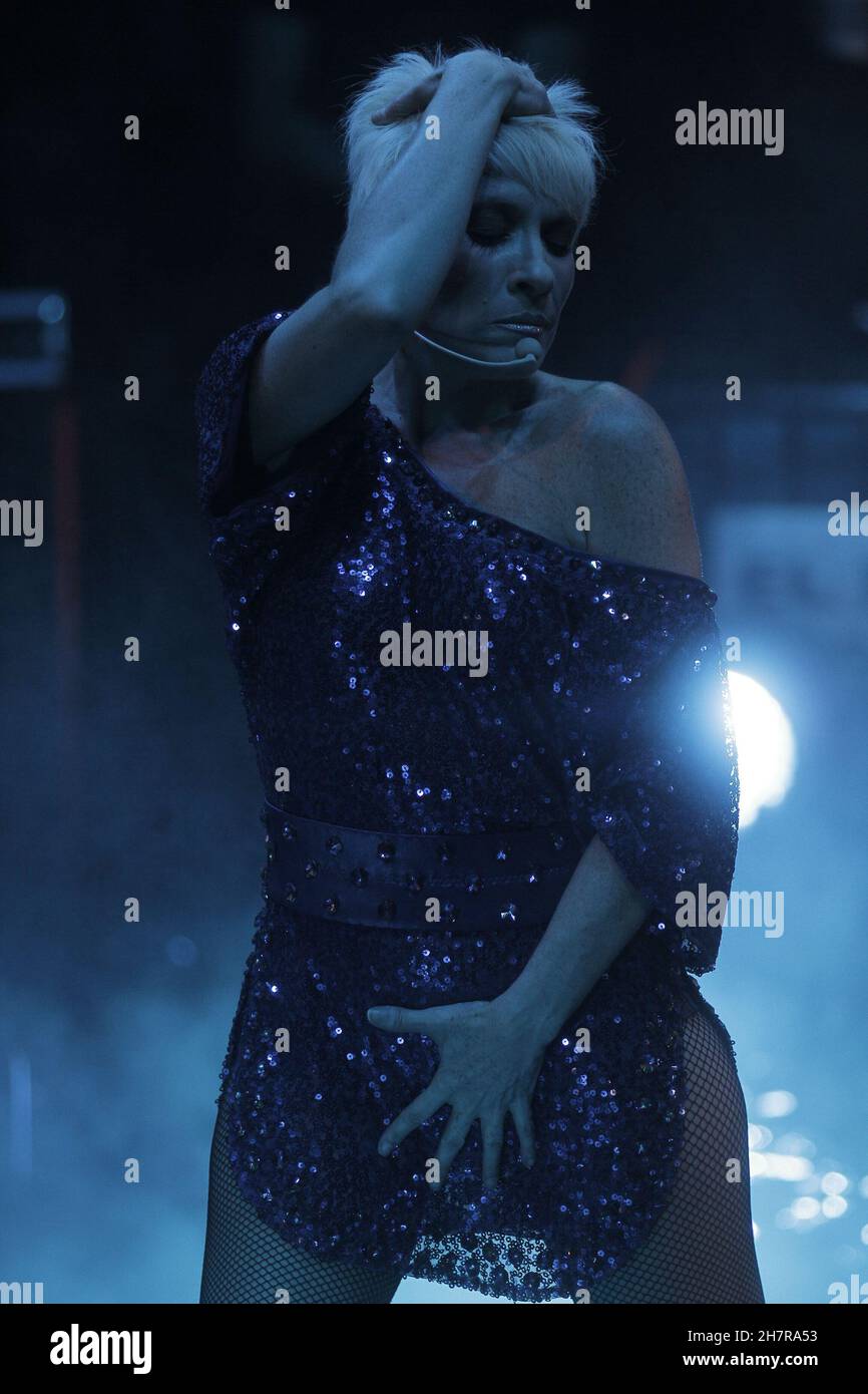 The singer Yuri performed her show at the Expogan arena on February 25 ...