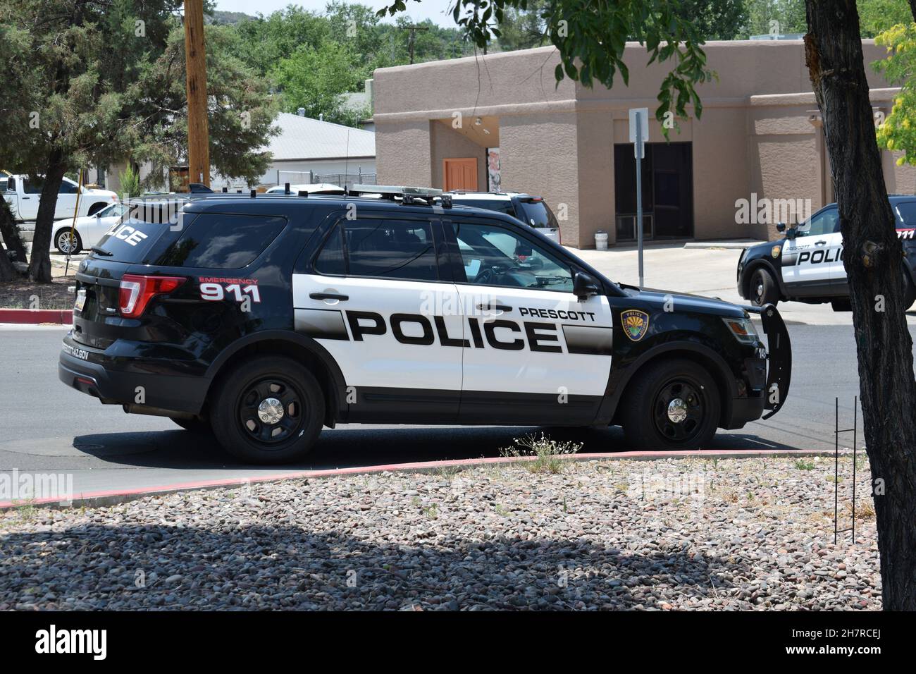 PRESCOTT, ARIZONA, USA - Prescott Police Department Vehicle June 18 ...