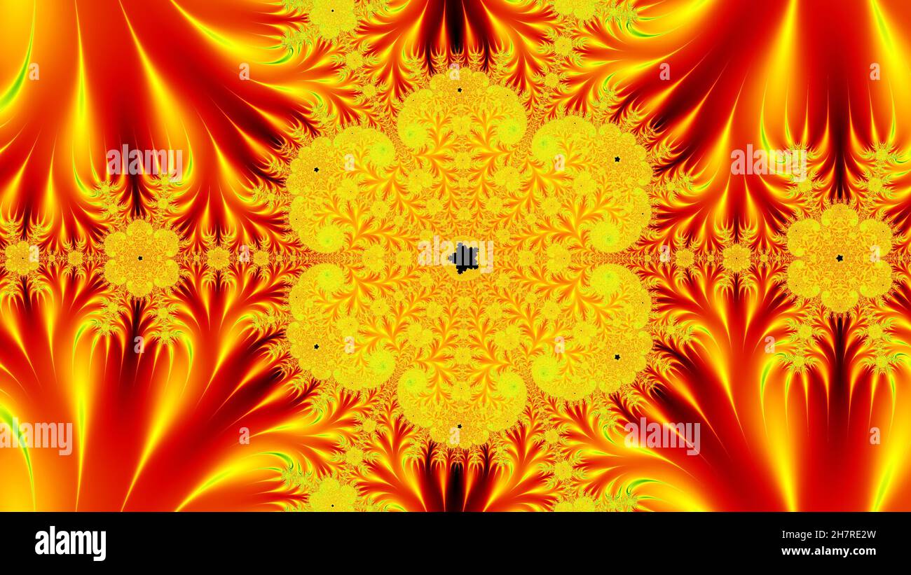 Abstract Computer generated Fractal design. A fractal is a never-ending ...