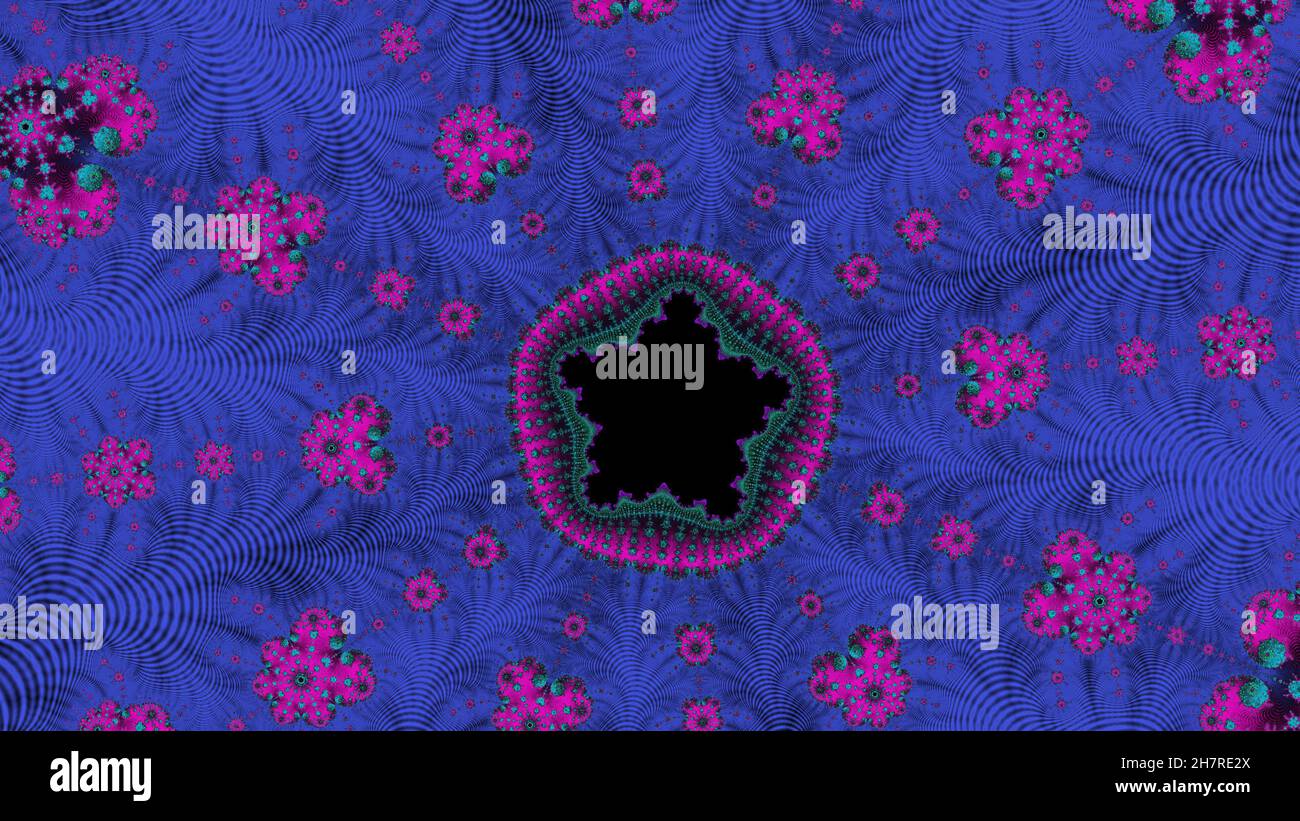 Abstract Computer generated Fractal design. A fractal is a never-ending ...