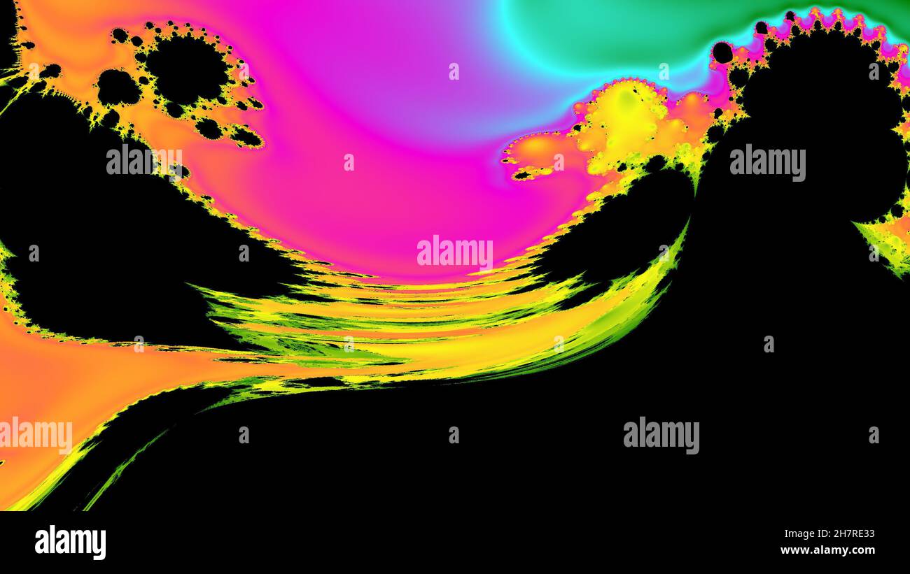 Abstract Computer generated Fractal design. A fractal is a never-ending ...