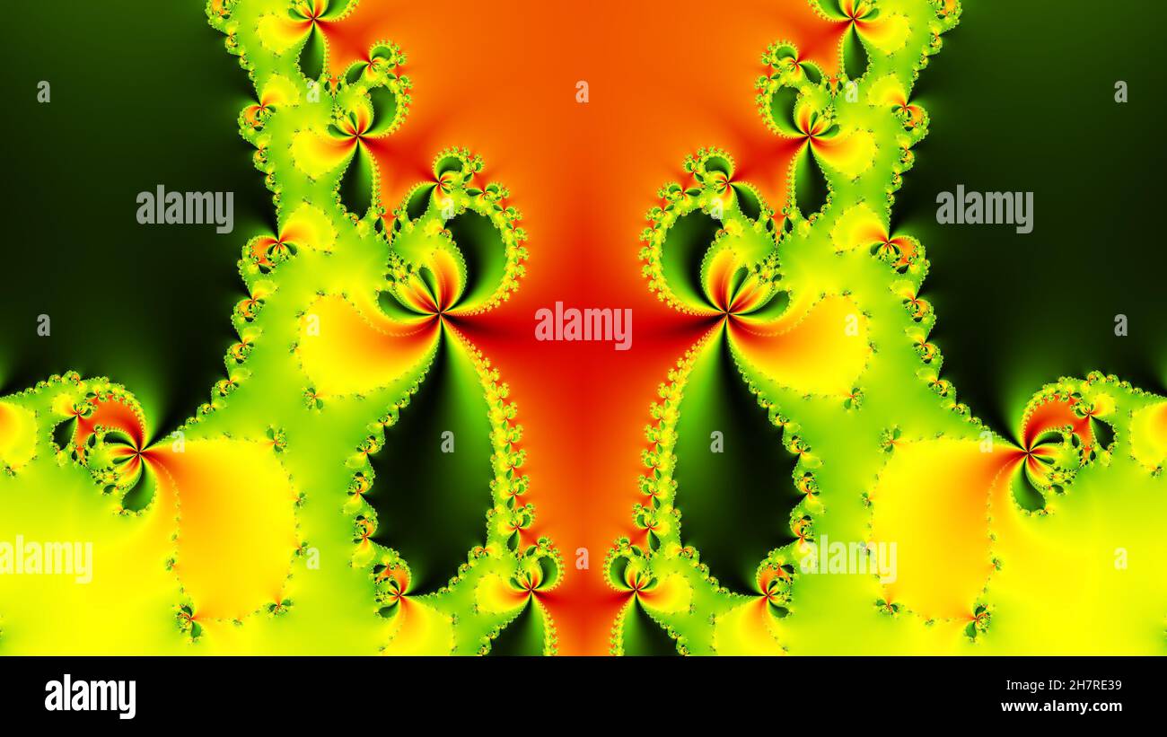 Abstract Computer generated Fractal design. A fractal is a never-ending ...