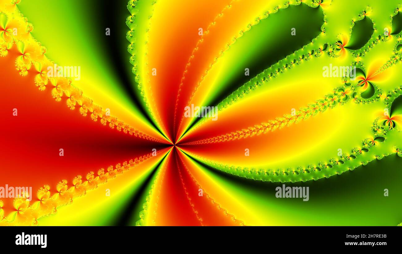 Abstract Computer generated Fractal design. A fractal is a never-ending ...