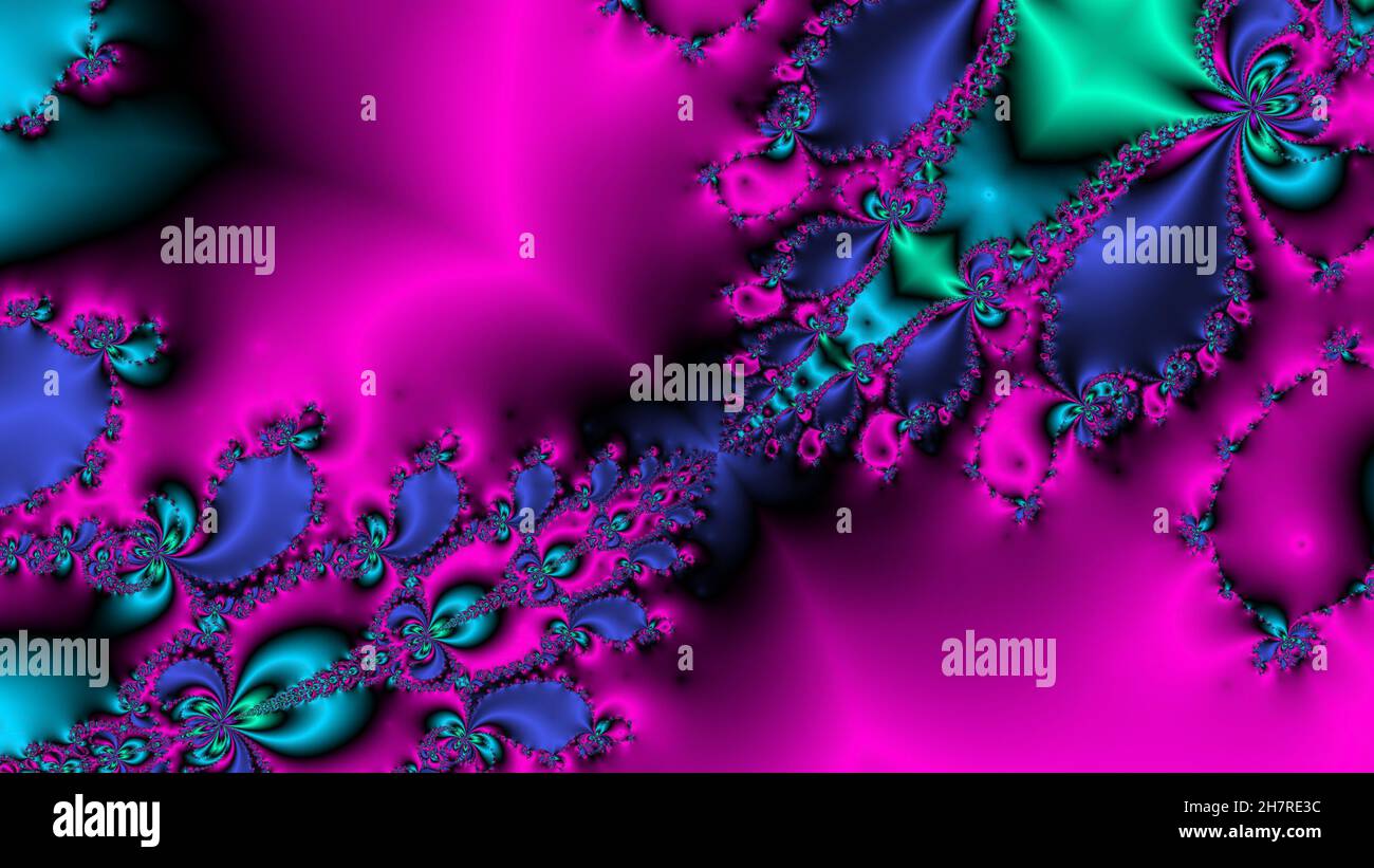 Abstract Computer generated Fractal design. A fractal is a never-ending ...