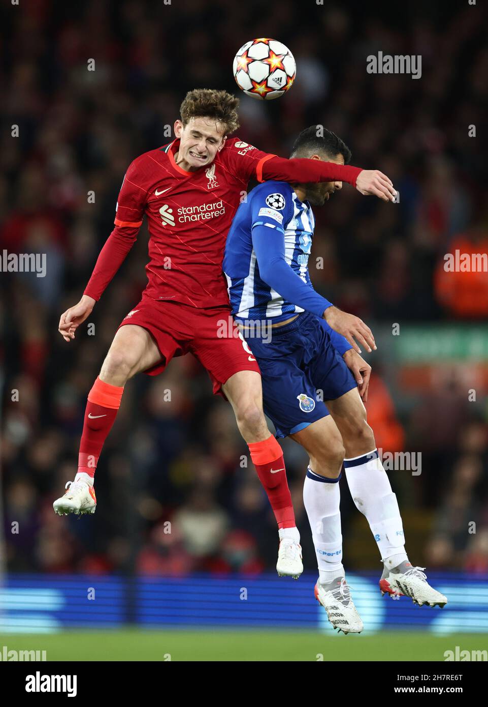 Liverpool, England, 24th November 2021. Tyler Morton of Liverpool ...