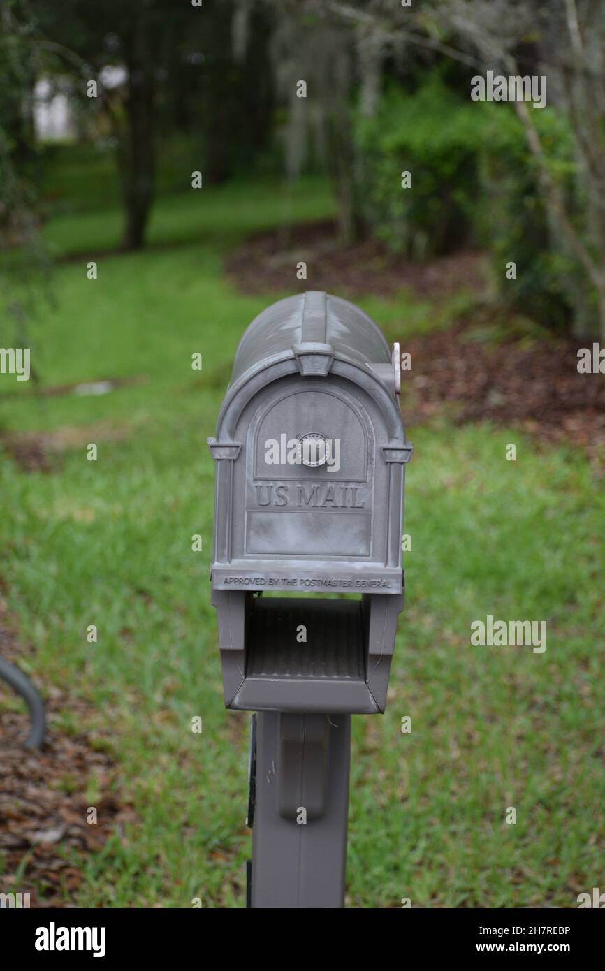 Front of classical mailbox in rural America Stock Photo - Alamy