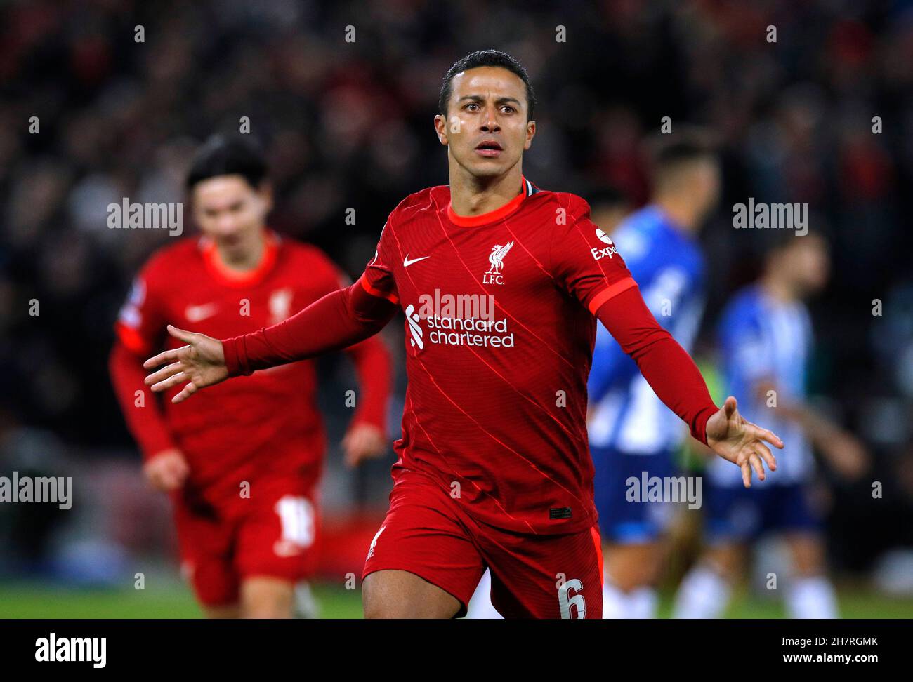 Liverpools Alcantara Thiago High Resolution Stock Photography and ...