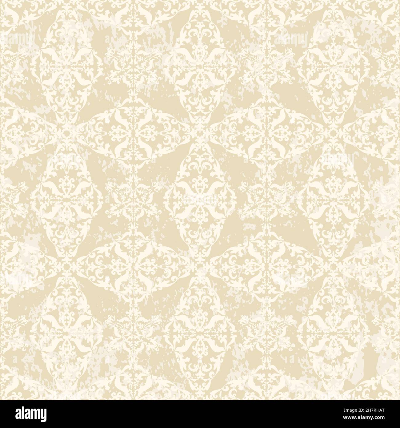 Vintage beige pattern on grunge background. Modern arabic pattern ...