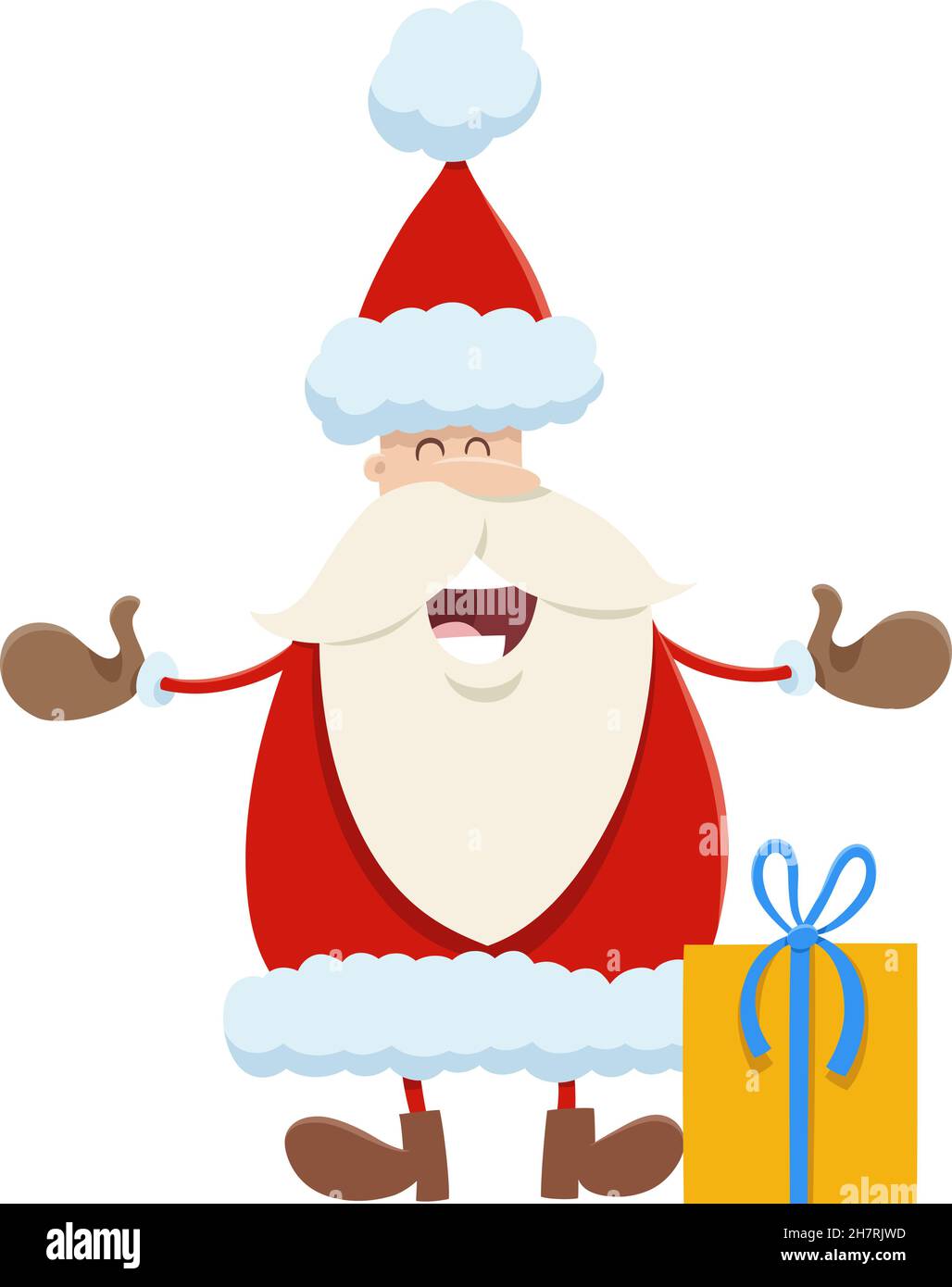 Singing cartoon christmas carol design Stock Vector Images - Alamy