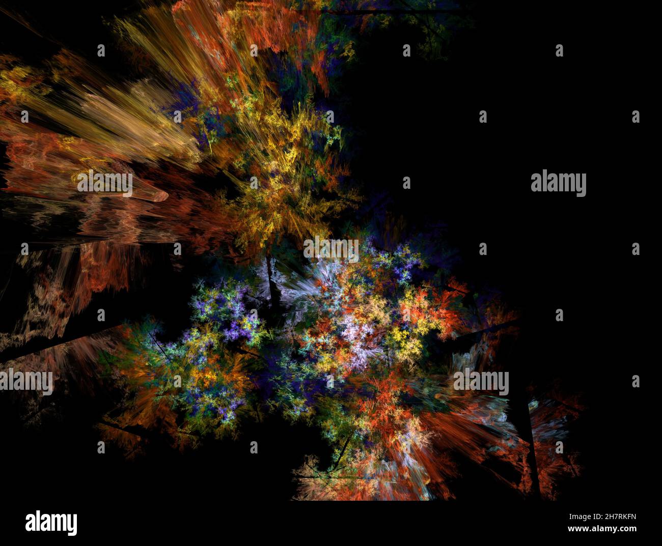 Imaginatory fractal abstract background Image Stock Photo - Alamy