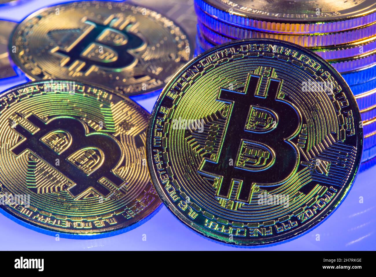 Bitcoin, cryptocurrency, symbol coin, visual placeholder for digital ...