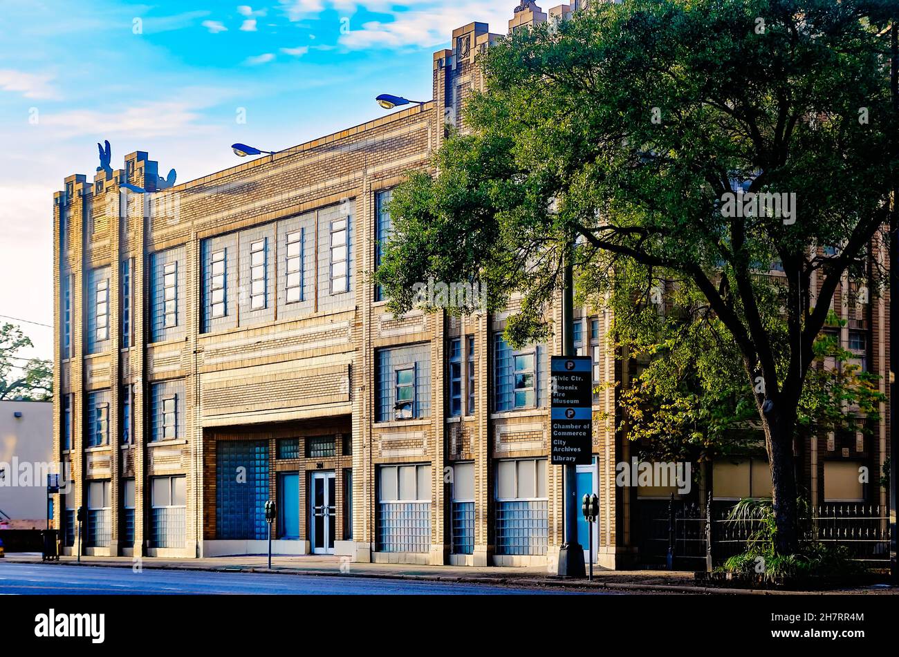 The old Mobile Press-Register Building is pictured on Government Street ...