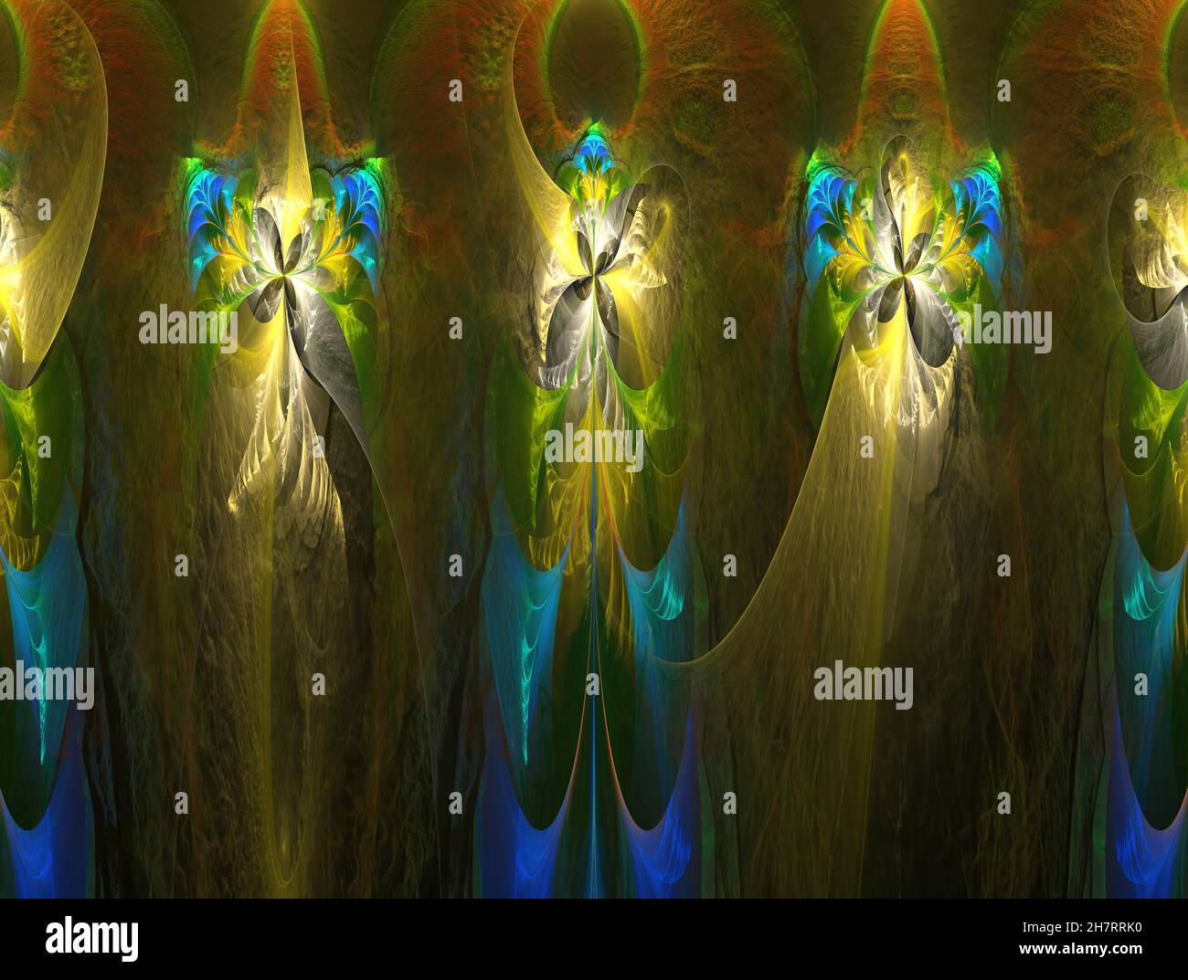 Imaginatory fractal abstract background Image Stock Photo - Alamy