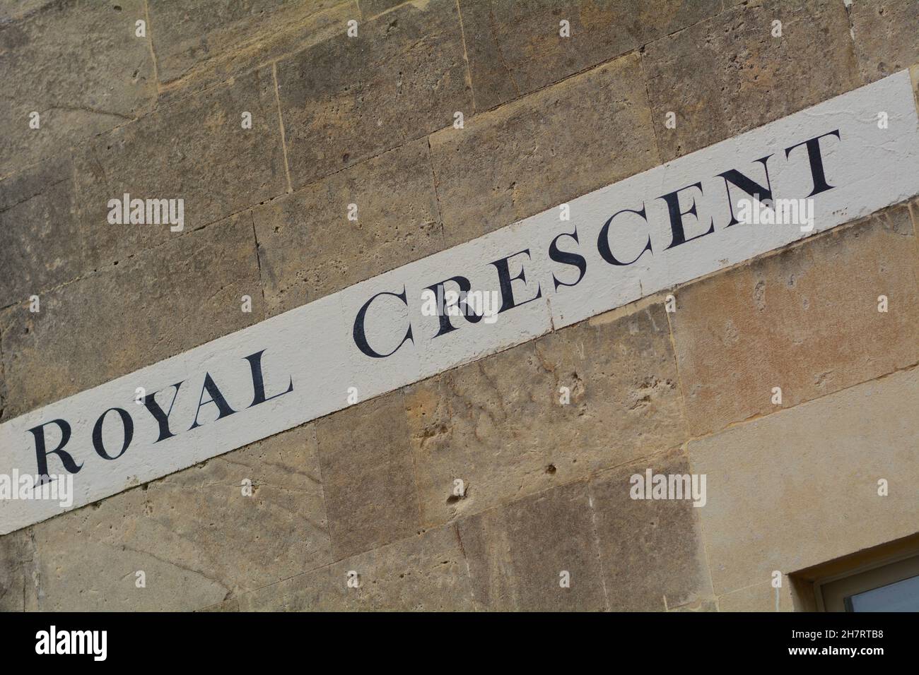 Royal crescent sign hi-res stock photography and images - Alamy