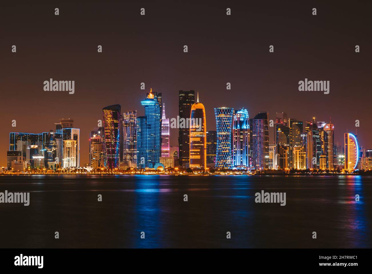 The Doha Skyline Stock Photo - Alamy