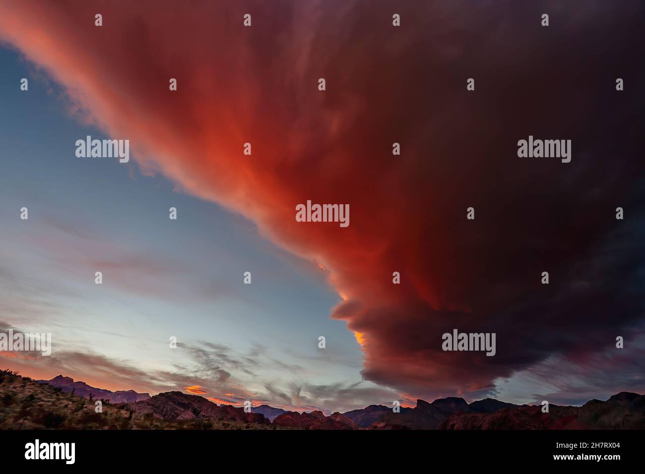 Road through desert in sandstorm hi-res stock photography and images ...