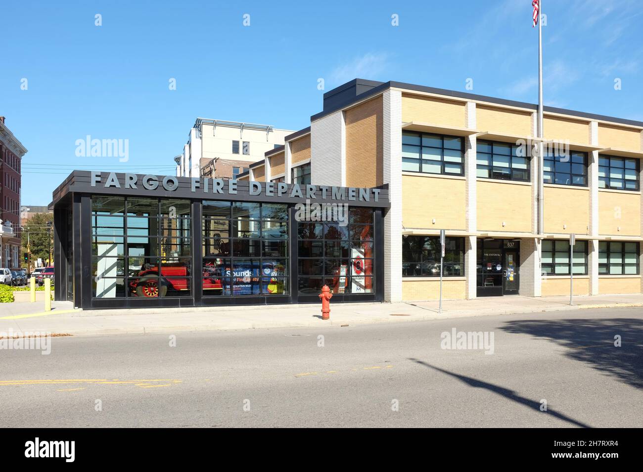 FARGO, NORTH DAKOTA - 4 OCT 2021: Fargo Fire Department Station #1 ...