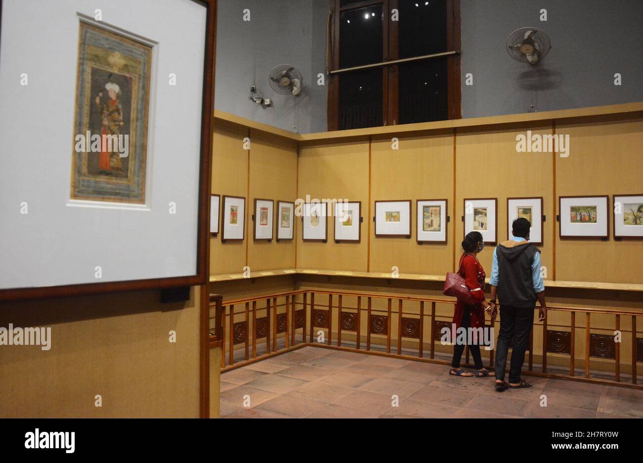 A walk through the painting Galleries at Indian Museum and workshop in ...