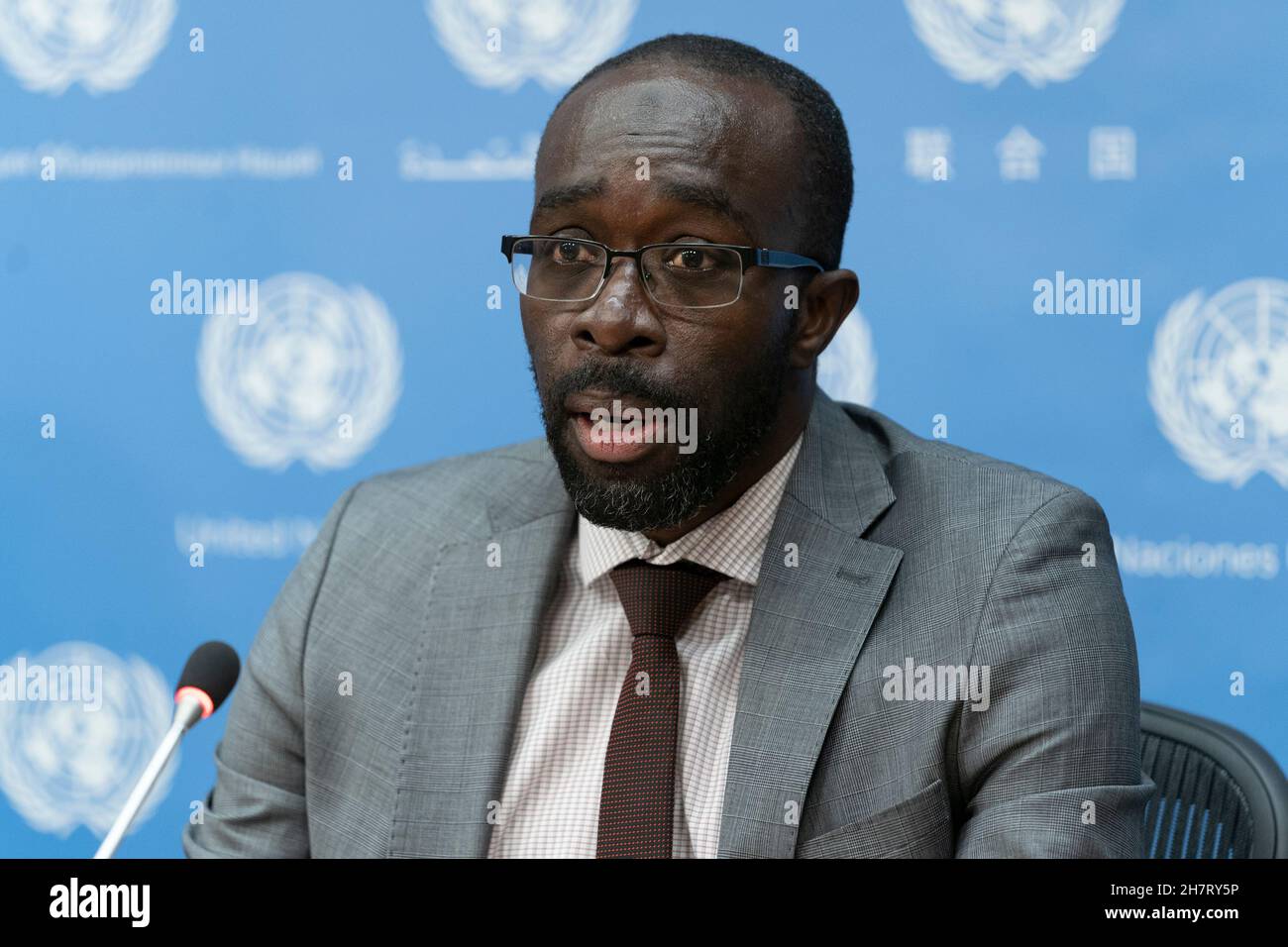 Papa Seck, Chief of the Research and Data section, UN Women speaks ...