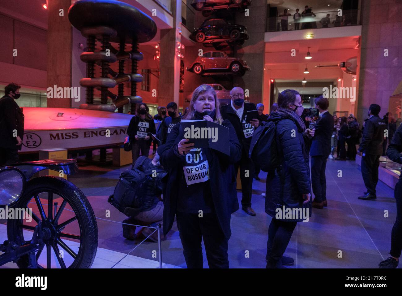 Various Members of Extinction Rebellion protest during The Science ...