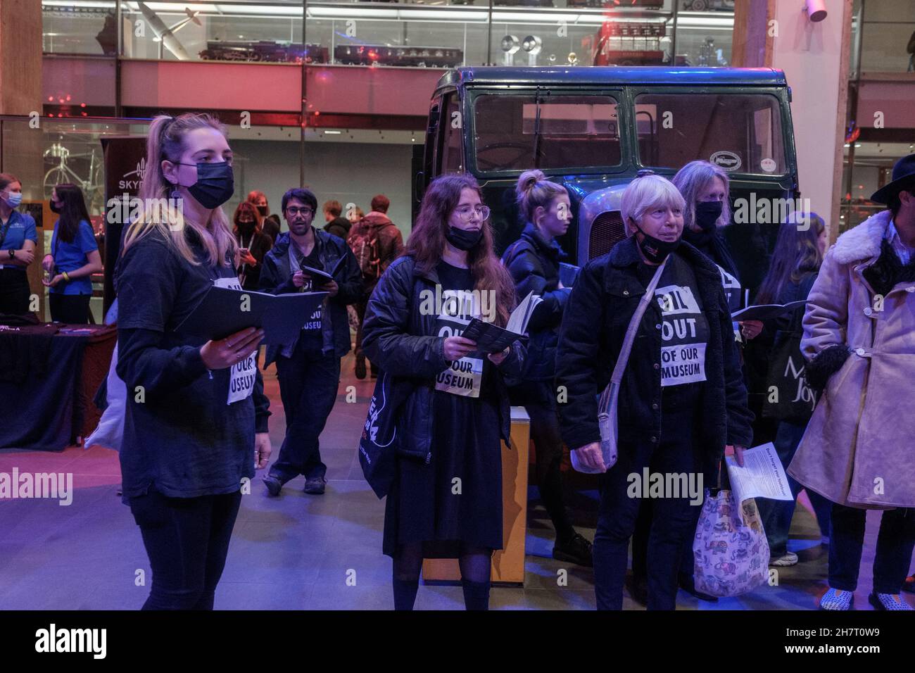 Various Members of Extinction Rebellion protest during The Science ...