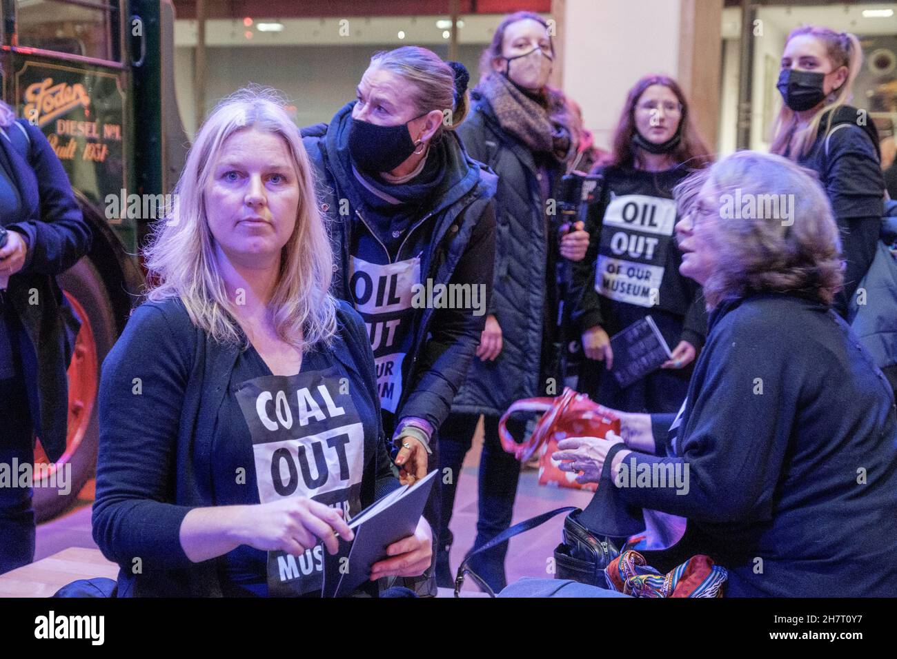 Various Members of Extinction Rebellion protest during The Science ...