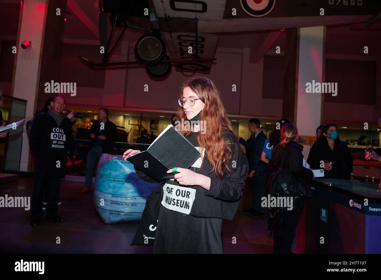 Various Members of Extinction Rebellion protest during The Science ...