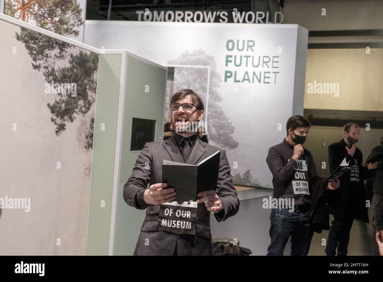 Various Members of Extinction Rebellion protest during The Science ...