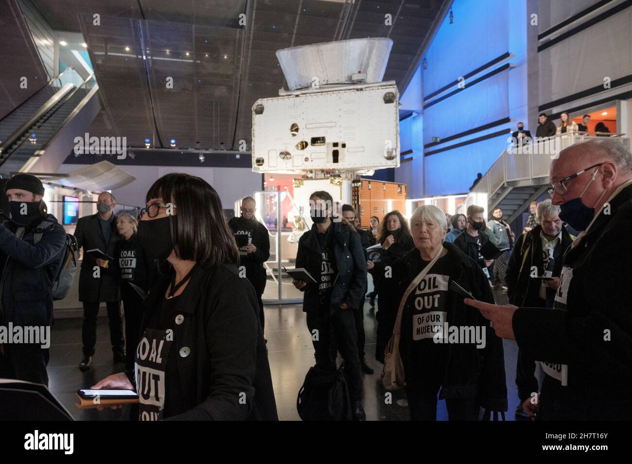Various Members of Extinction Rebellion protest during The Science ...