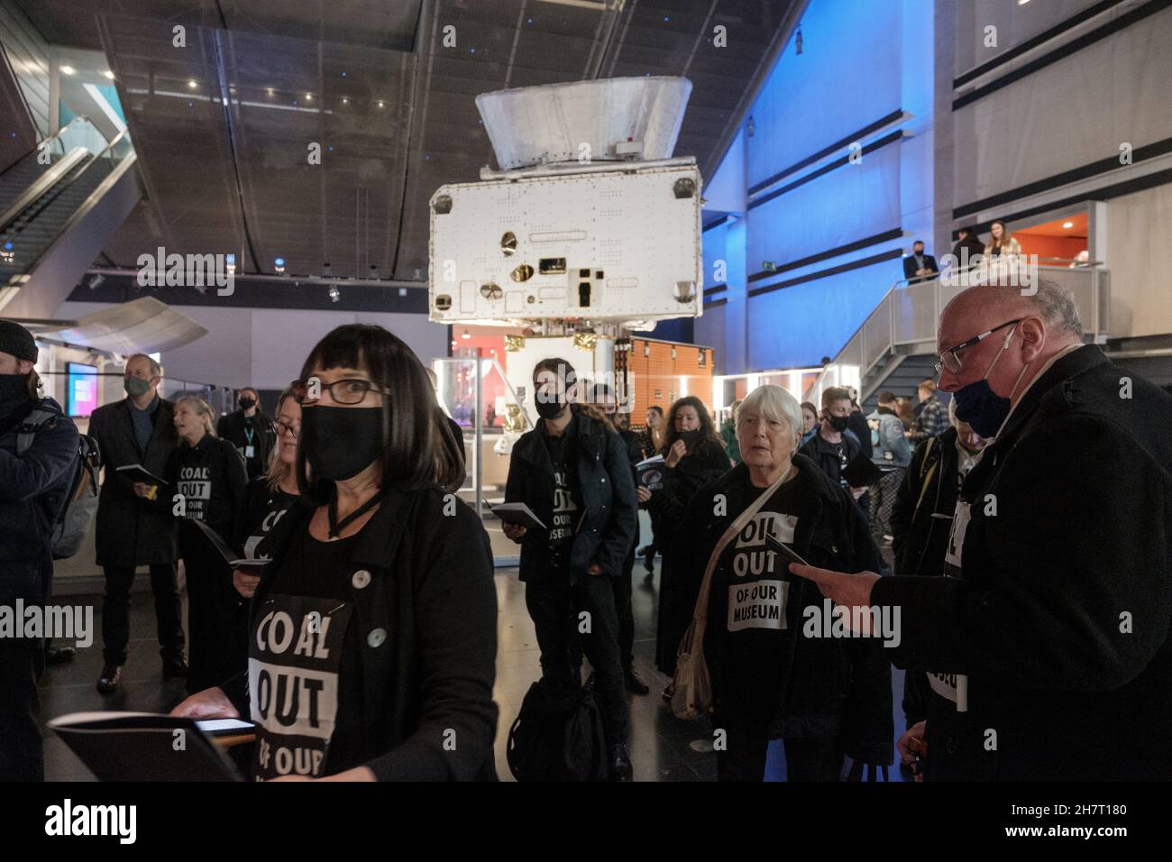 Various Members of Extinction Rebellion protest during The Science ...