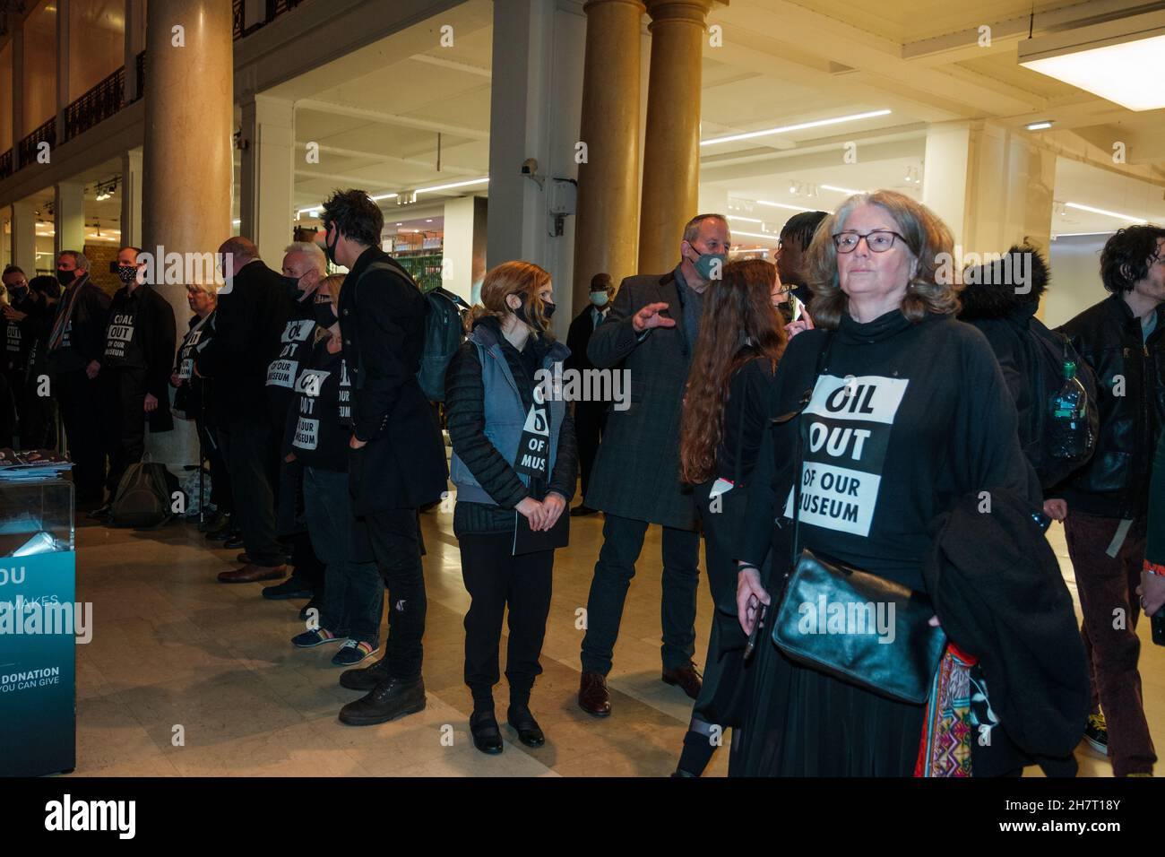 Various Members of Extinction Rebellion protest during The Science ...