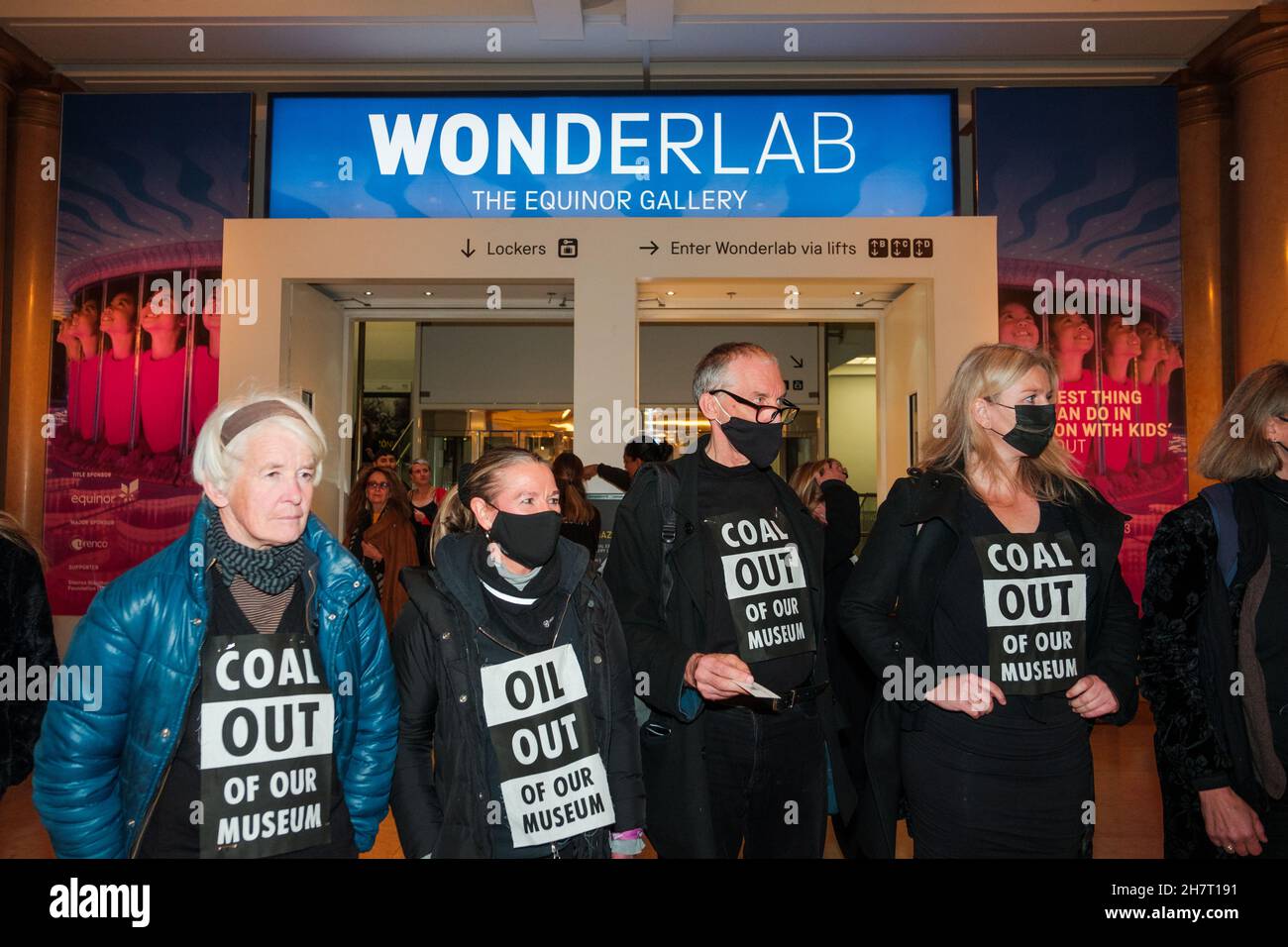 Various Members of Extinction Rebellion protest during The Science ...