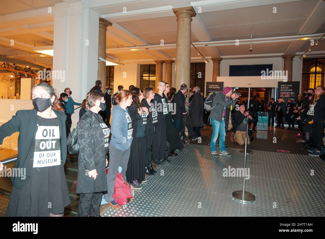 Various Members of Extinction Rebellion protest during The Science ...