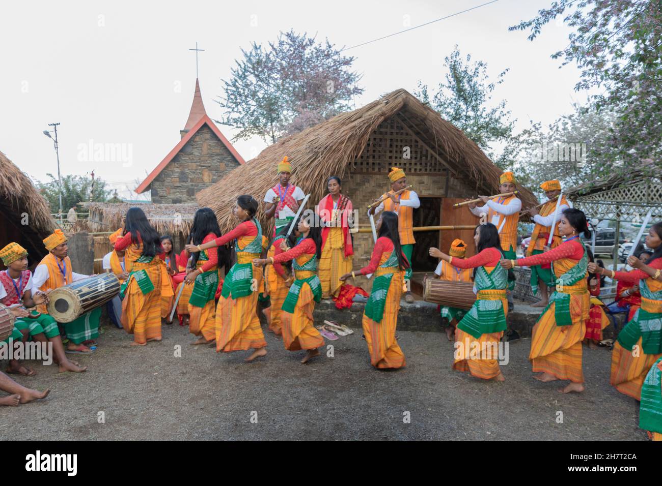 Manipuri ethnic dance hi-res stock photography and images - Alamy