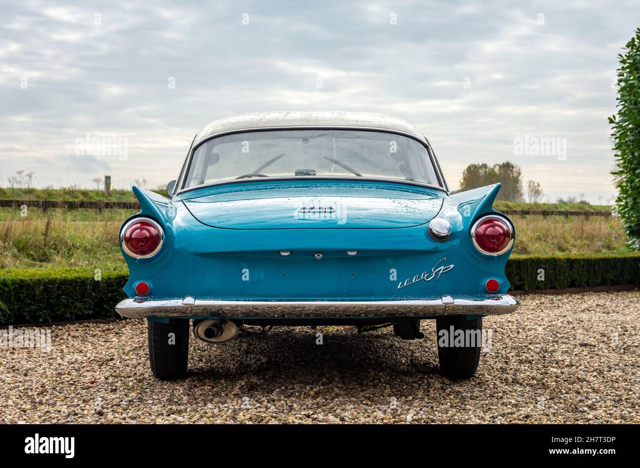 BRUMMEN, NETHERLANDS - Oct 23, 2021: The Auto Union 1000 Sp was a ...