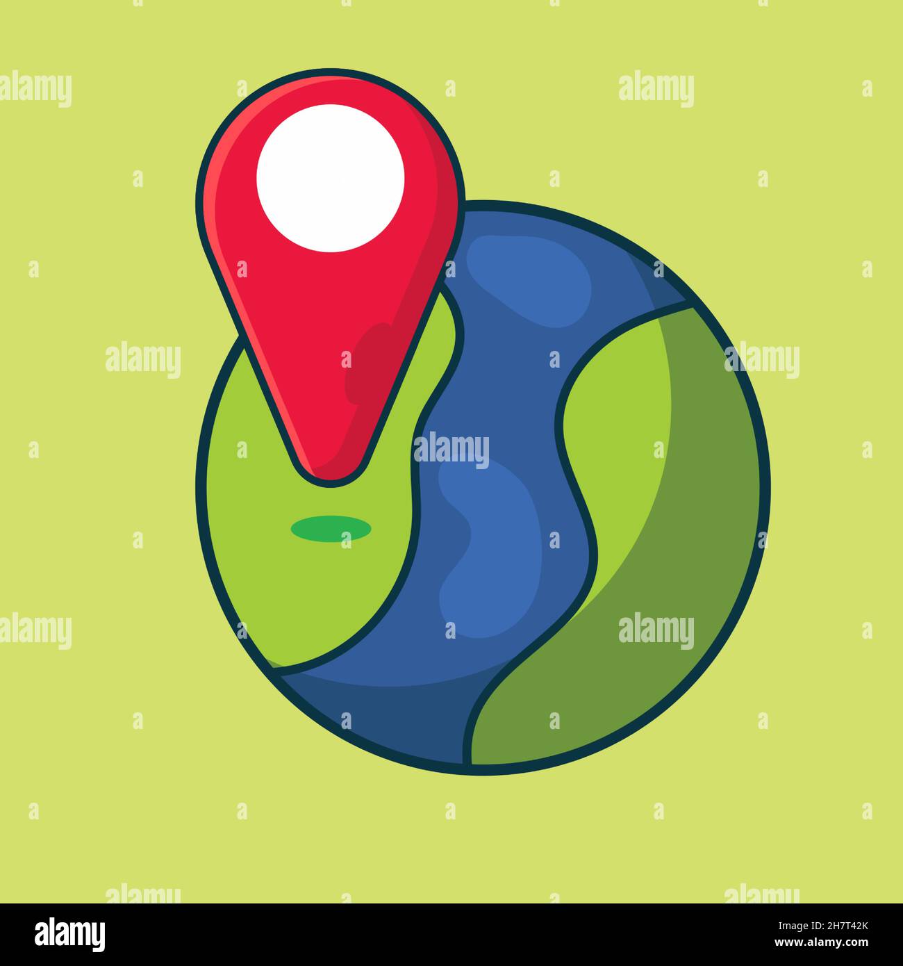 destination location concept symbol isolated vector illustration Stock ...