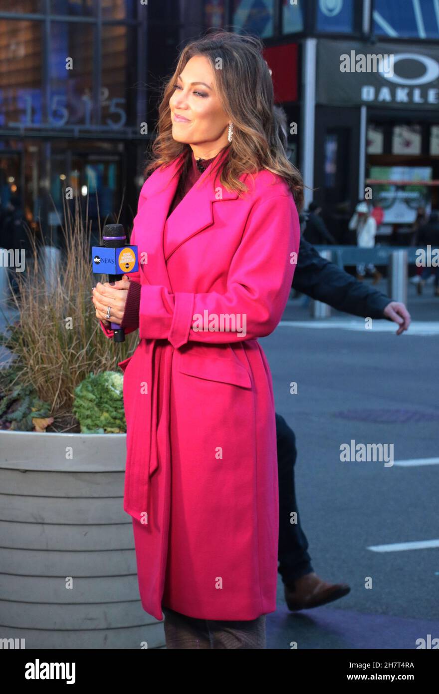 New York, NY, USA. 24th Nov, 2021. Ginger Zee on the set of Good ...