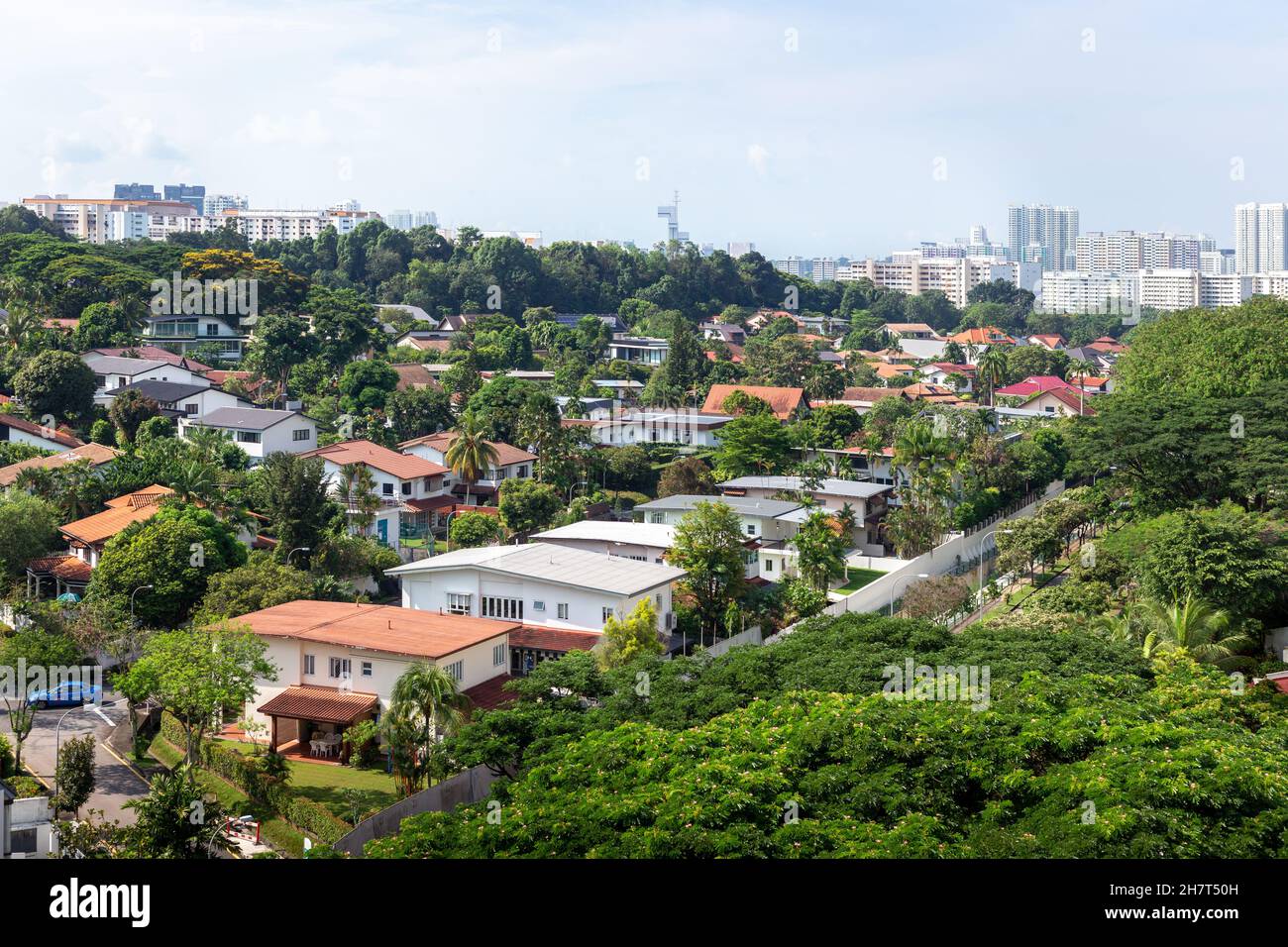 Aerial view bukit timah hi-res stock photography and images - Alamy
