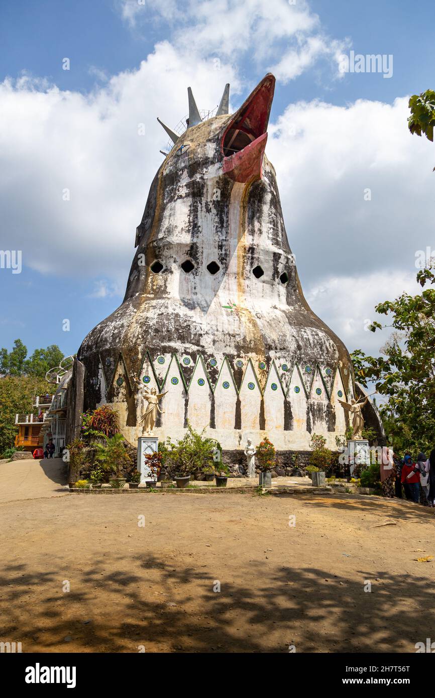MAGELANG, INDONESIA - Sep 02, 2017: The unusual Chicken Church (Gereja ...