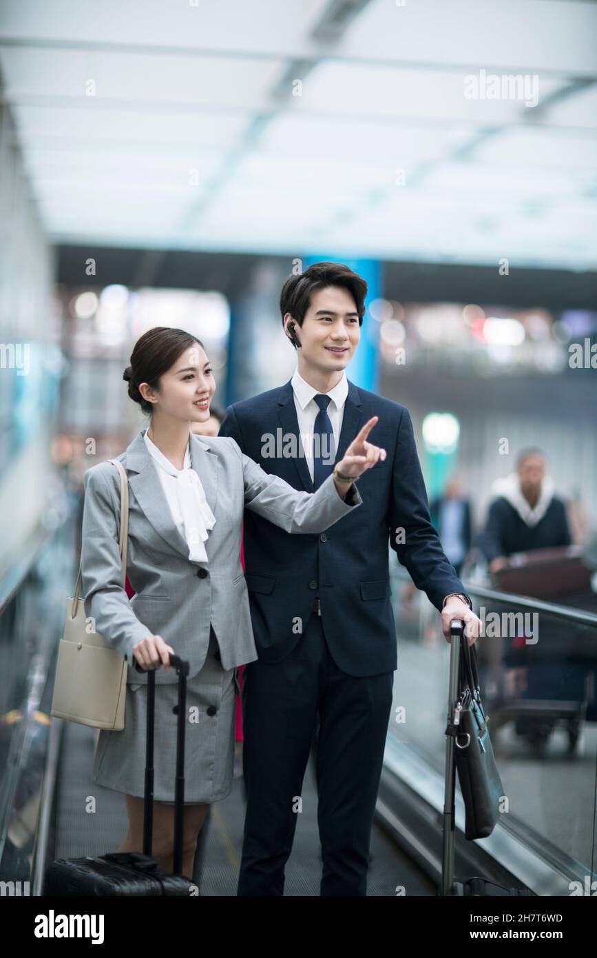 Business people at the airport Stock Photo - Alamy