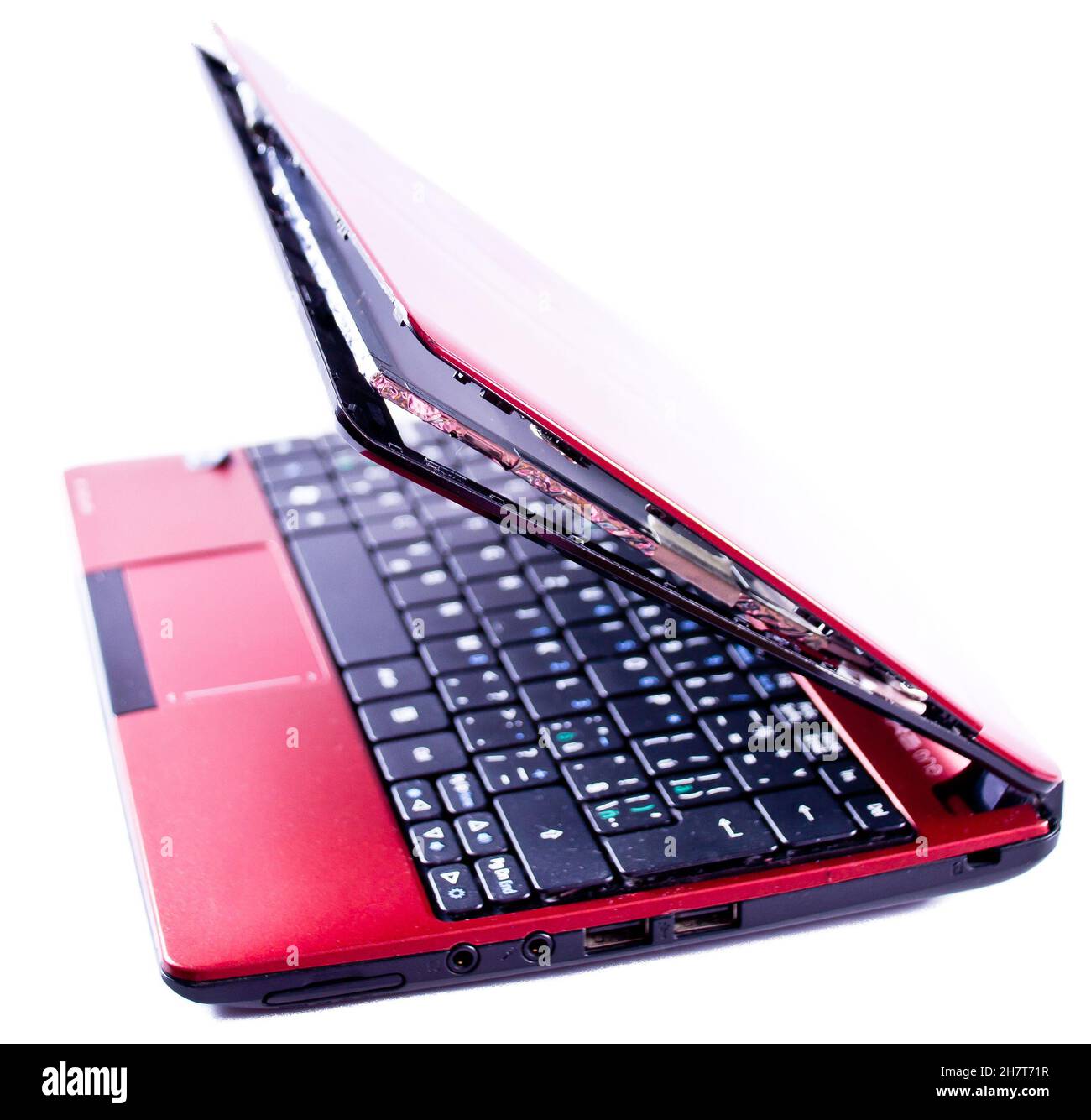 Broken monitor Cut Out Stock Images & Pictures - Alamy