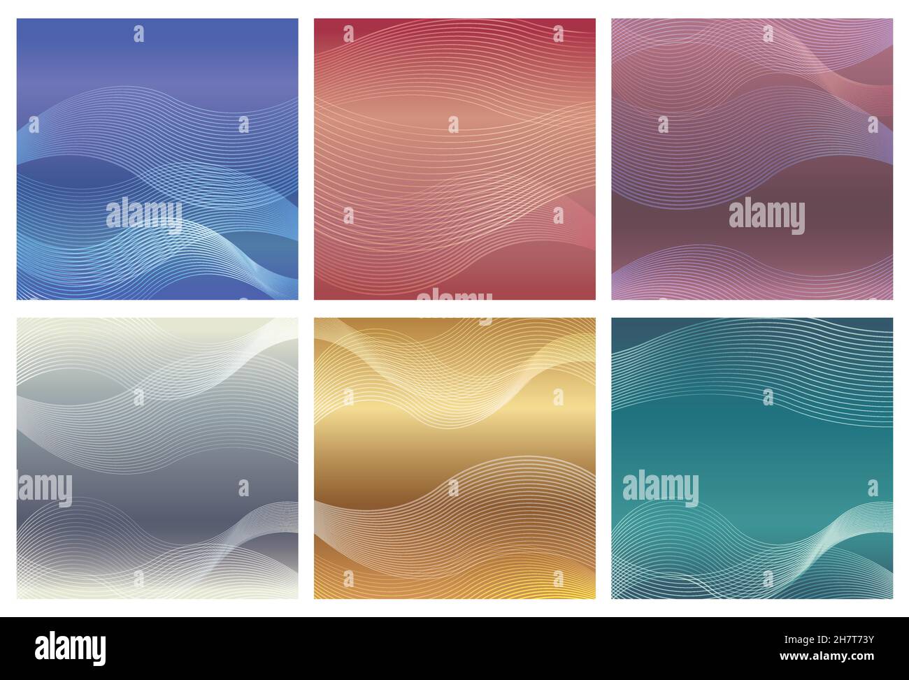 Abstract wavy patterns Stock Vector Images - Alamy